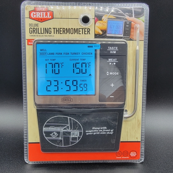 Expert Grill | Kitchen | Expert Grill Deluxe Digital Bbq Grilling Meat ...